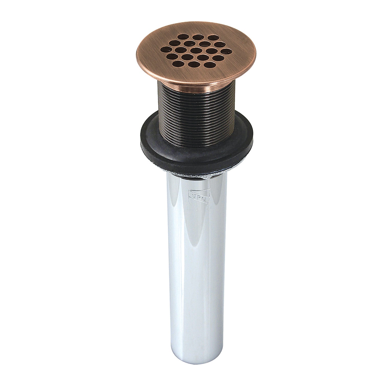 Grid Bathroom Drain in Antiqued Copper 1.5"- DR400AC – Artesano Copper ...