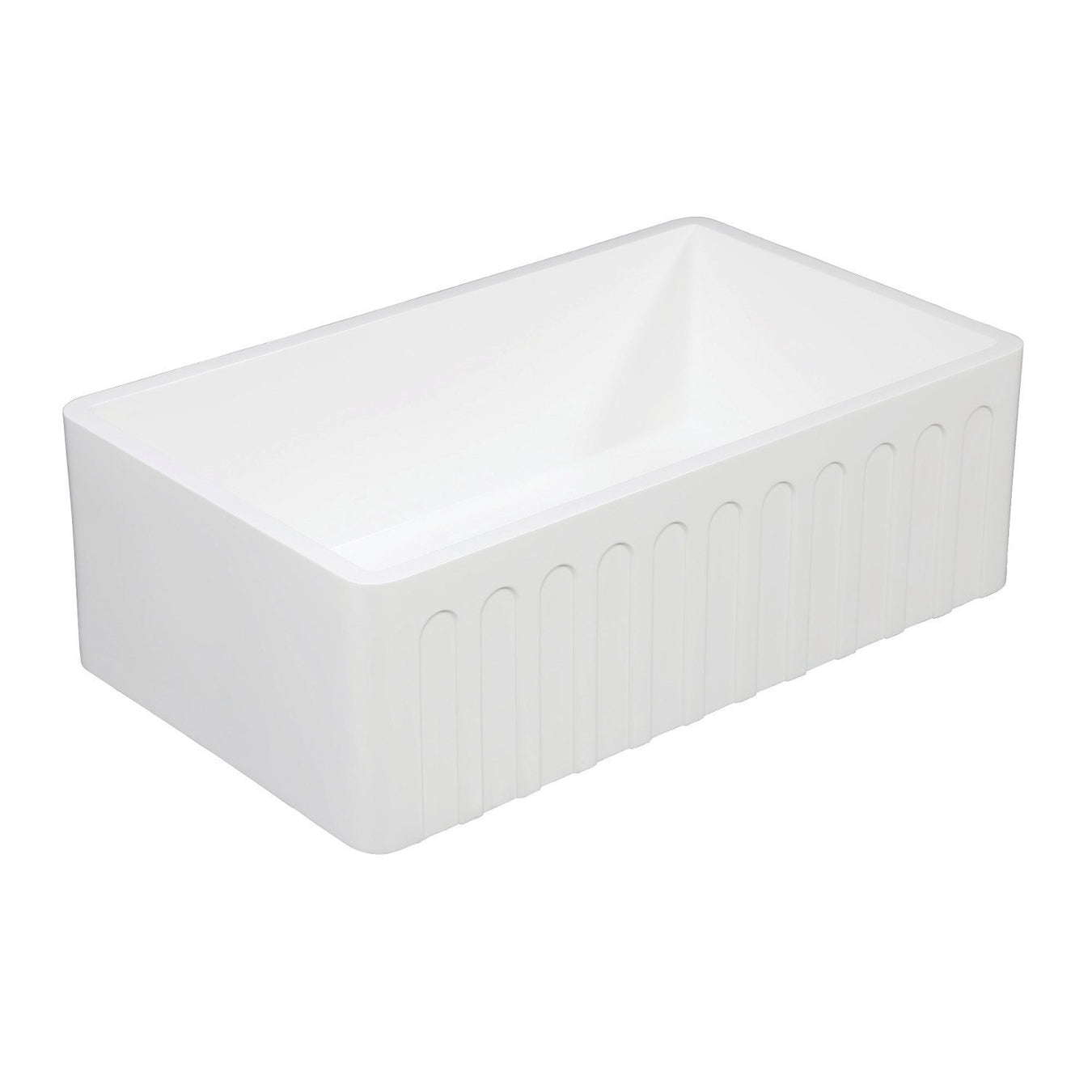 Kitchen Farmhouses - White Stone – Artesano Copper Sinks